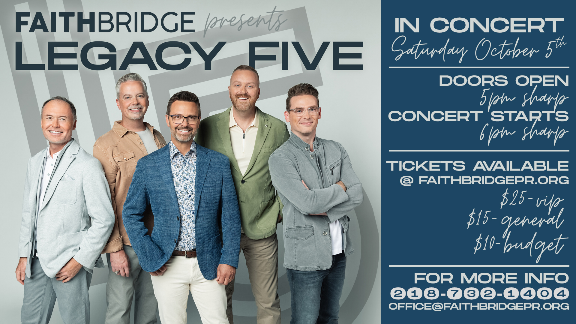 Events Calendar – Faithbridge Church